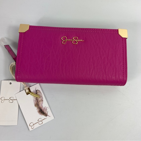 Jessica Simpson | Bags | Jessica Simpson Pink Sectional Wallet Nwt ...